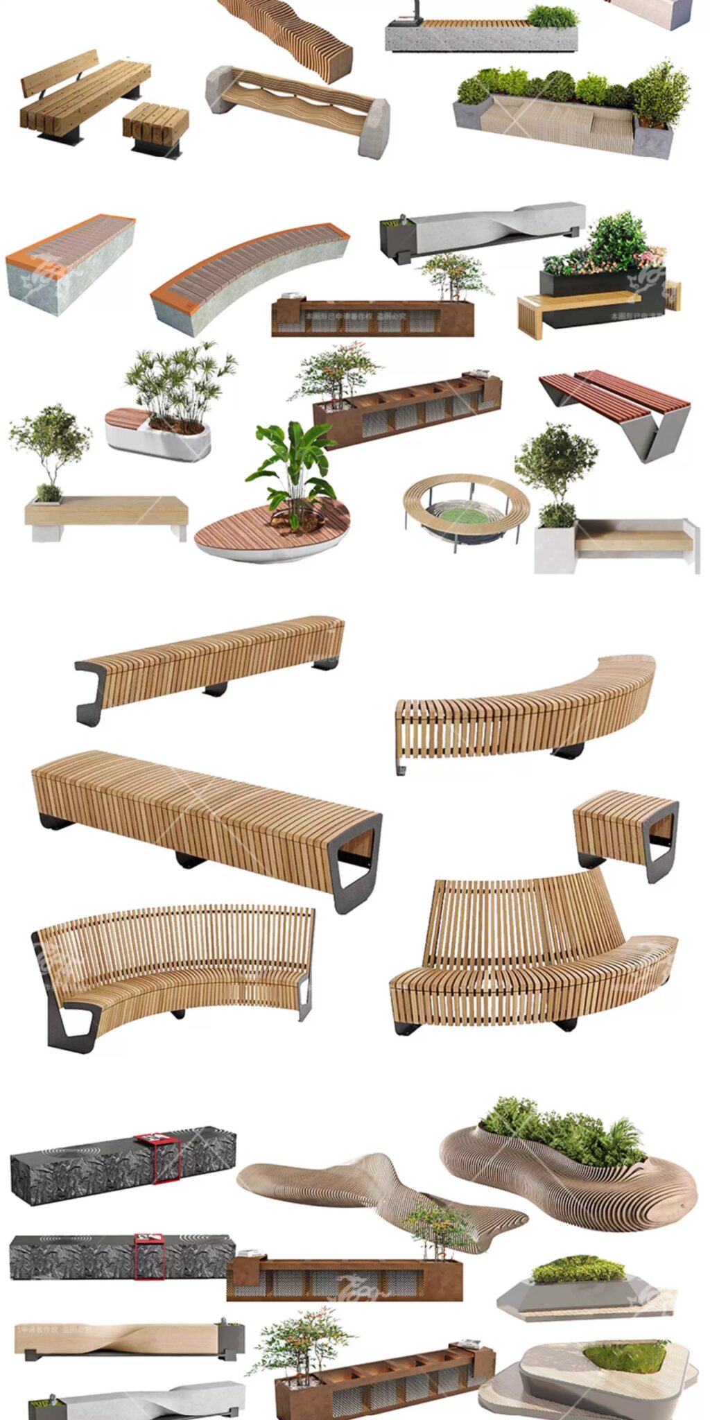 [Free Download] Photoshop – Landscape Seating - CG Resource